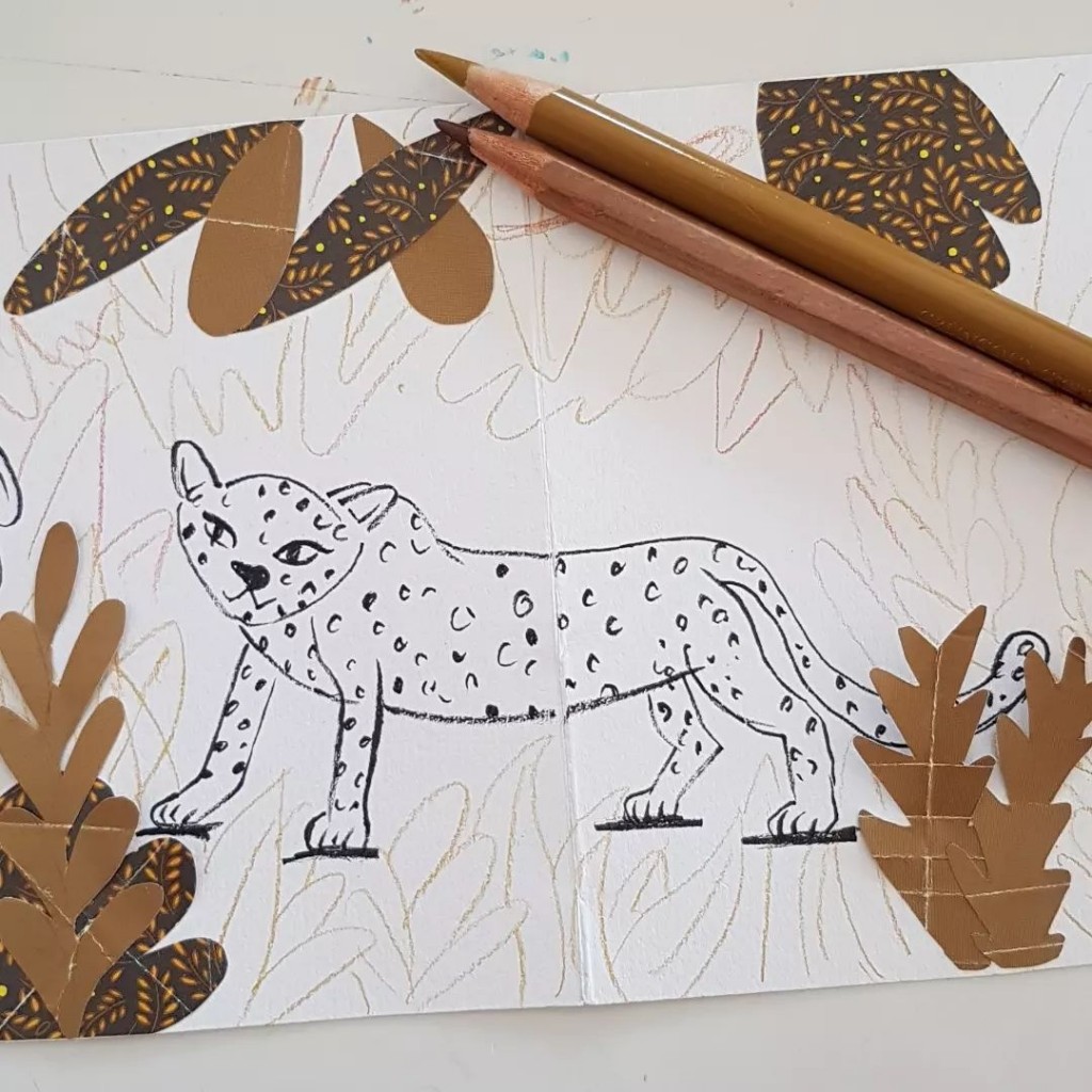 Jungle Cat drawing by Jasmin | Doodle Addicts
