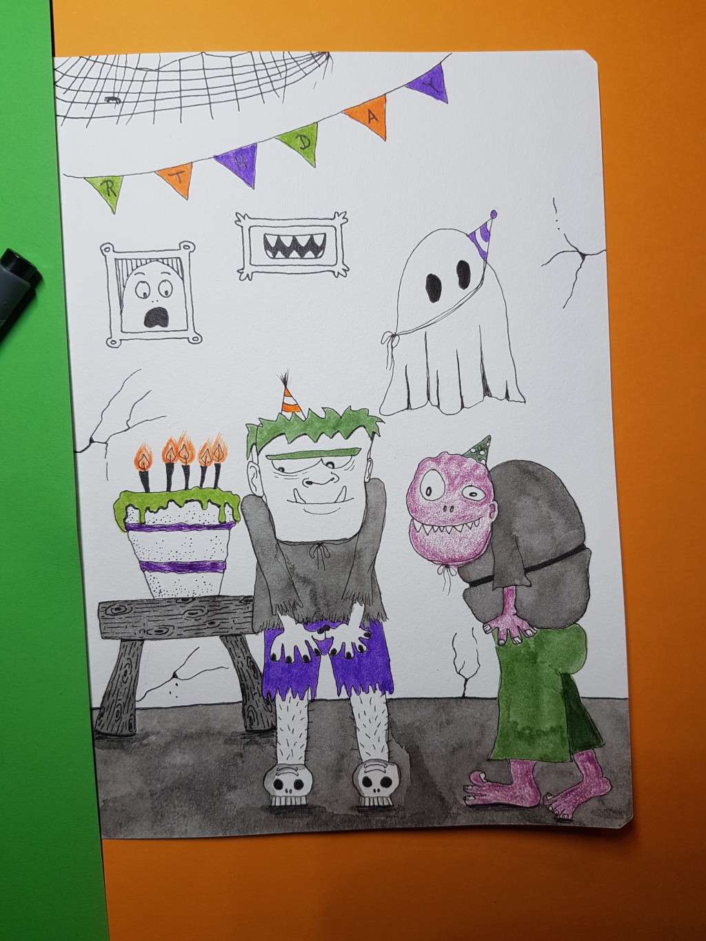 Monster Party drawing by Minca | Doodle Addicts