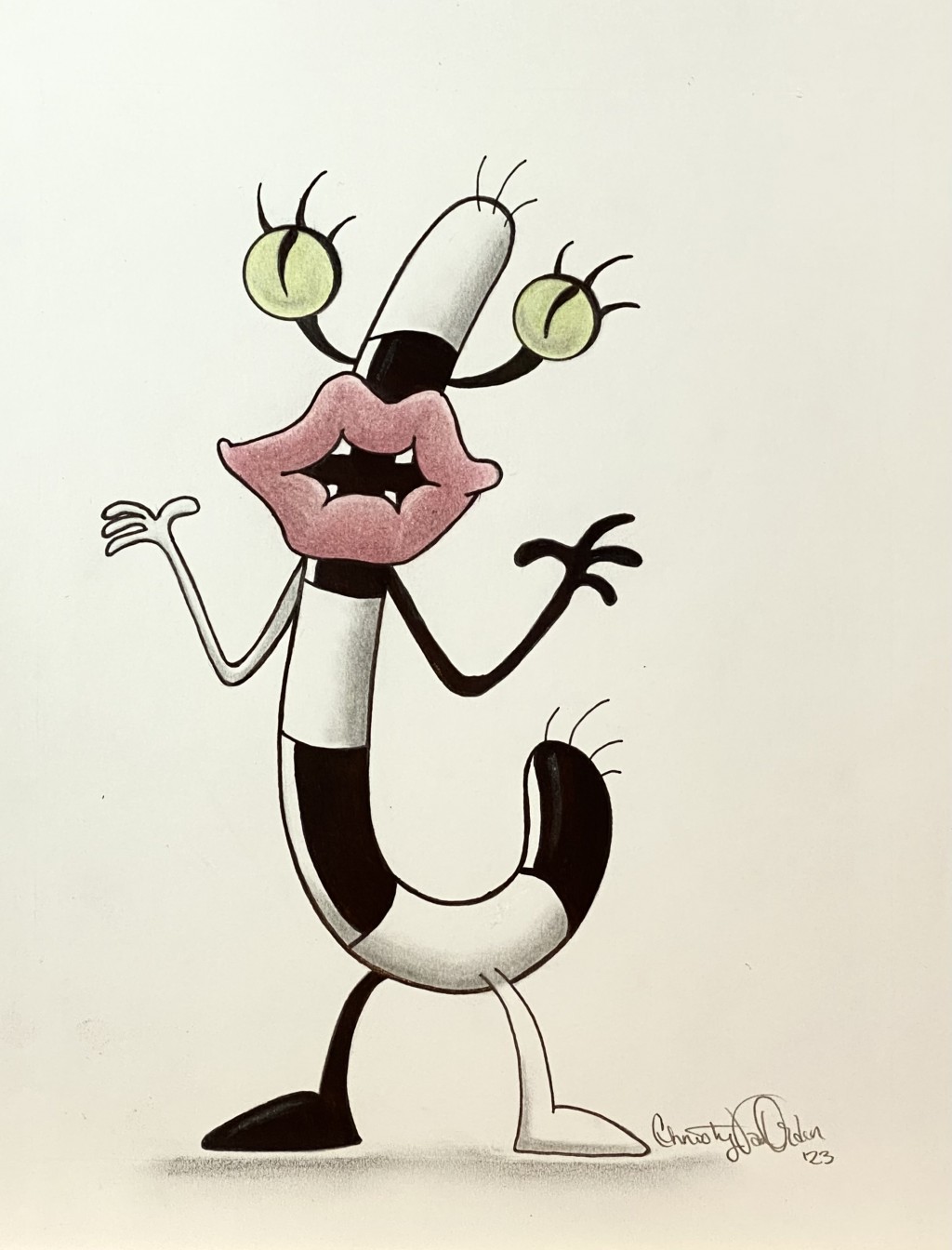 Oblina drawing by Christy Van Orden | Doodle Addicts