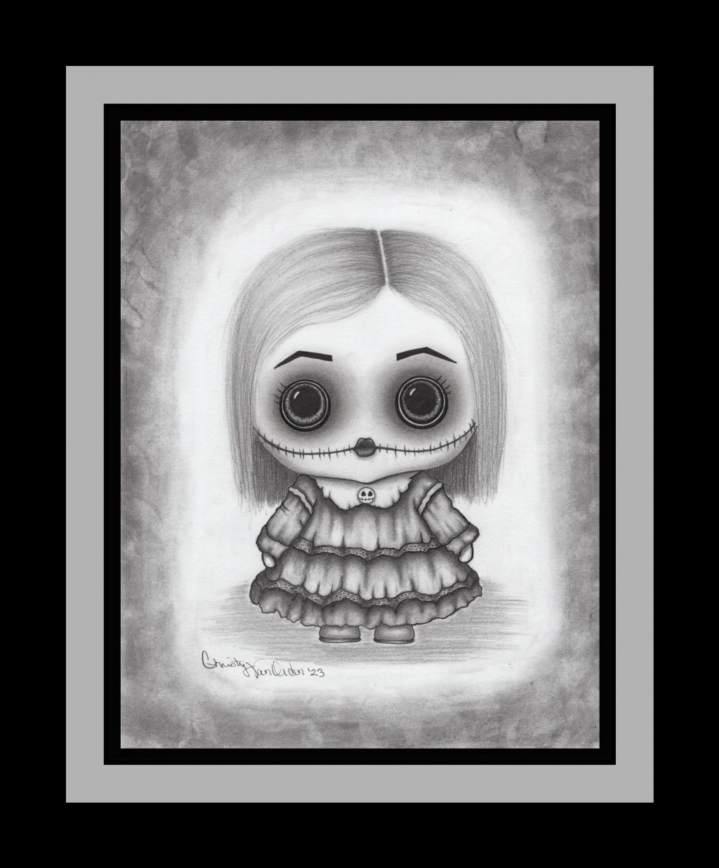 Molli drawing by Christy Van Orden | Doodle Addicts