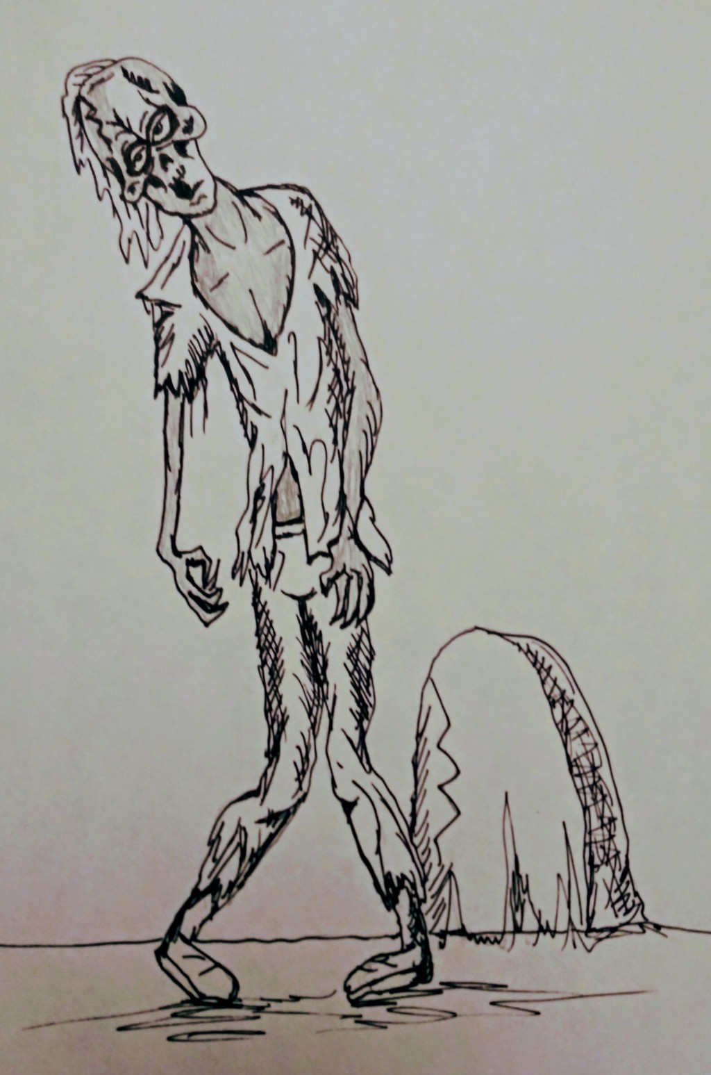 Corpse lean drawing by Robert Falagrady | Doodle Addicts