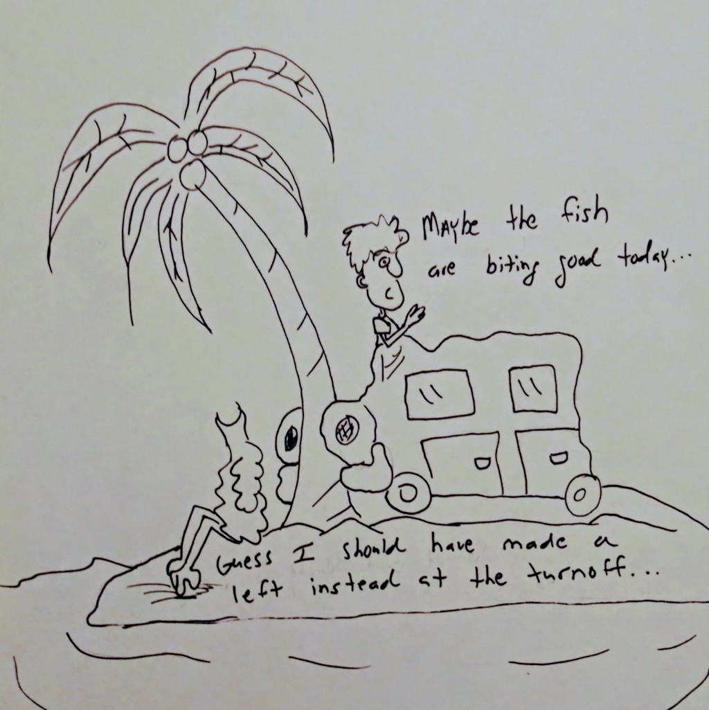 Wrong turn drawing by Robert Falagrady | Doodle Addicts