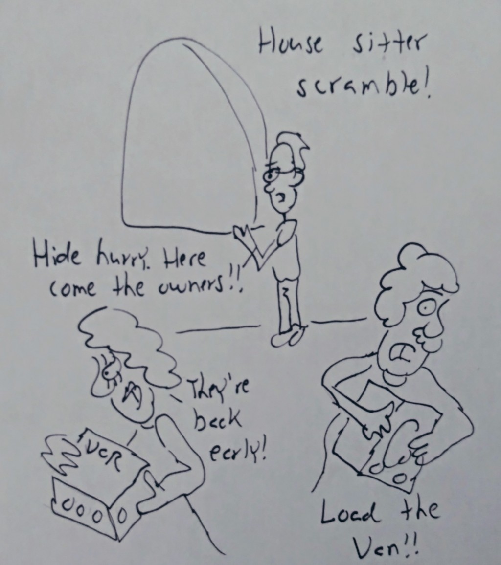 Sitter busted drawing by Robert Falagrady | Doodle Addicts