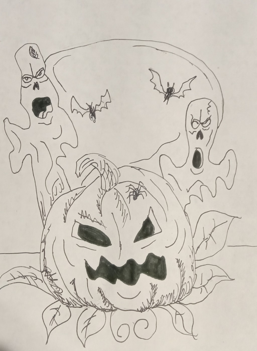 Corpse o ween drawing by Robert Falagrady | Doodle Addicts