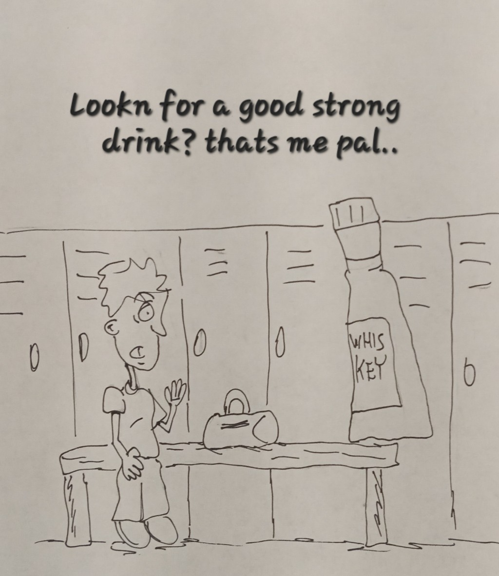 Strong partner drawing by Robert Falagrady | Doodle Addicts