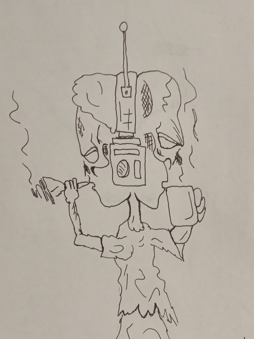 Duality drawing by Robert Falagrady | Doodle Addicts