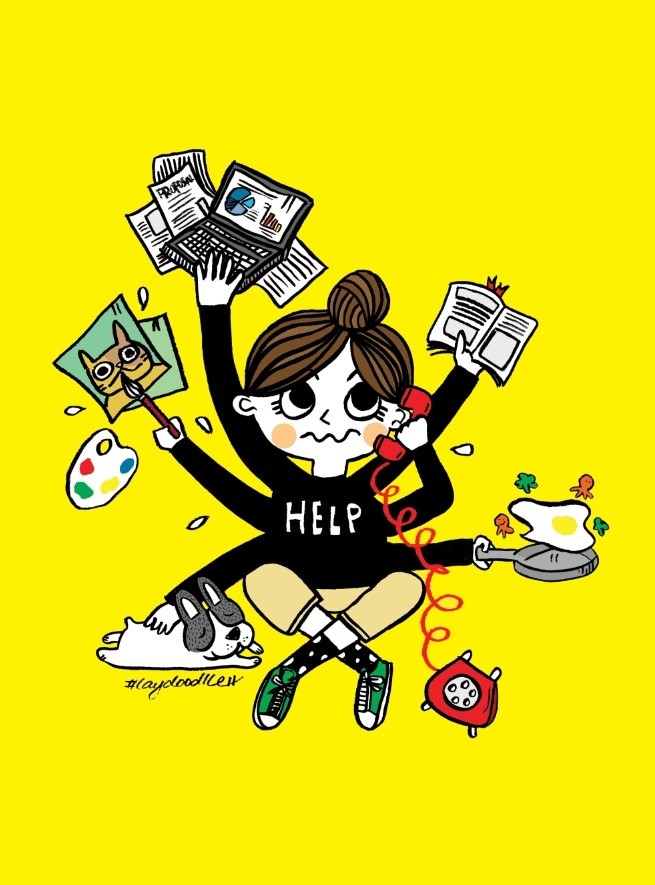 Busy Body drawing by #laydoodle | Doodle Addicts