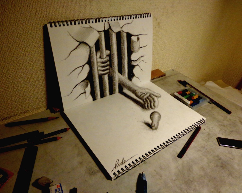 3D Drawing - Invitation from the devil drawing by Hideyuki Nagai ...
