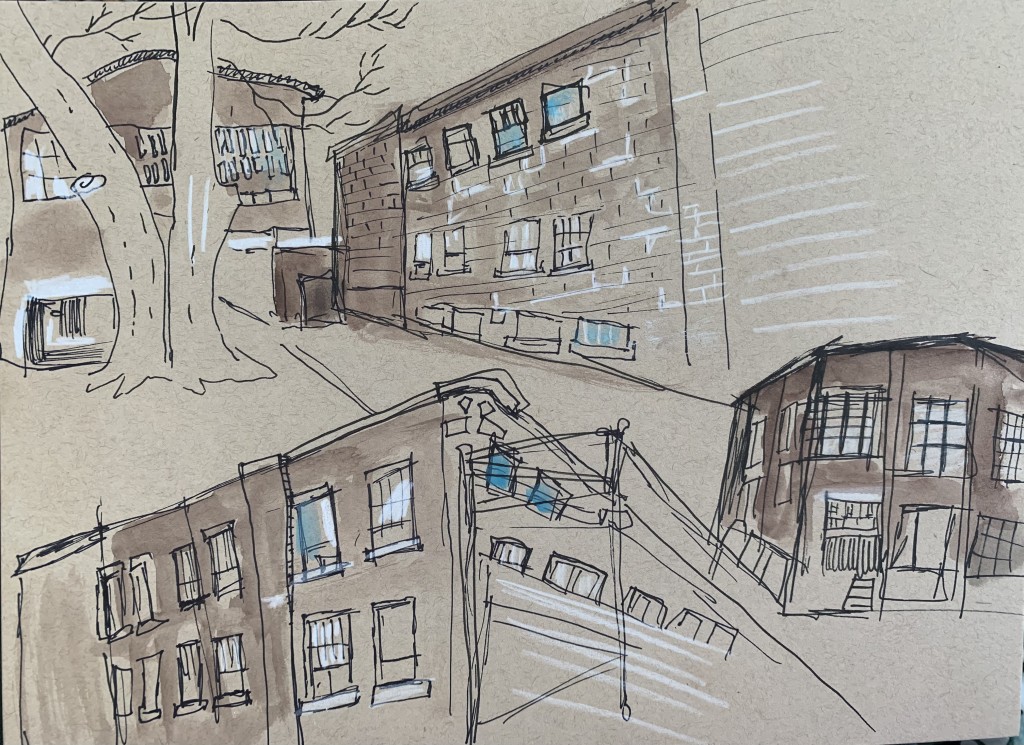 Toronto Heritage Building ‘The Foundry’ drawing by Mariana H | Doodle ...