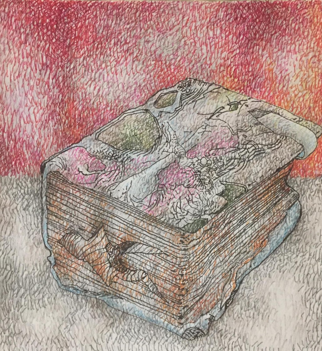 ancient book drawing by Daniel Marquez | Doodle Addicts