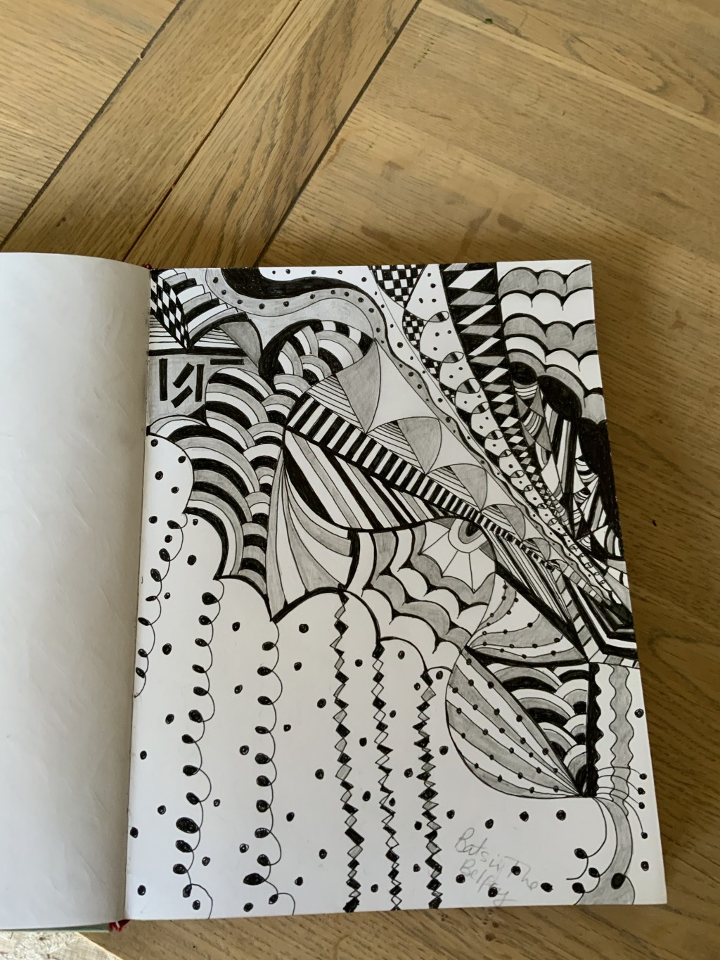 Bats in the Belfry drawing by Artistic Nonsense | Doodle Addicts