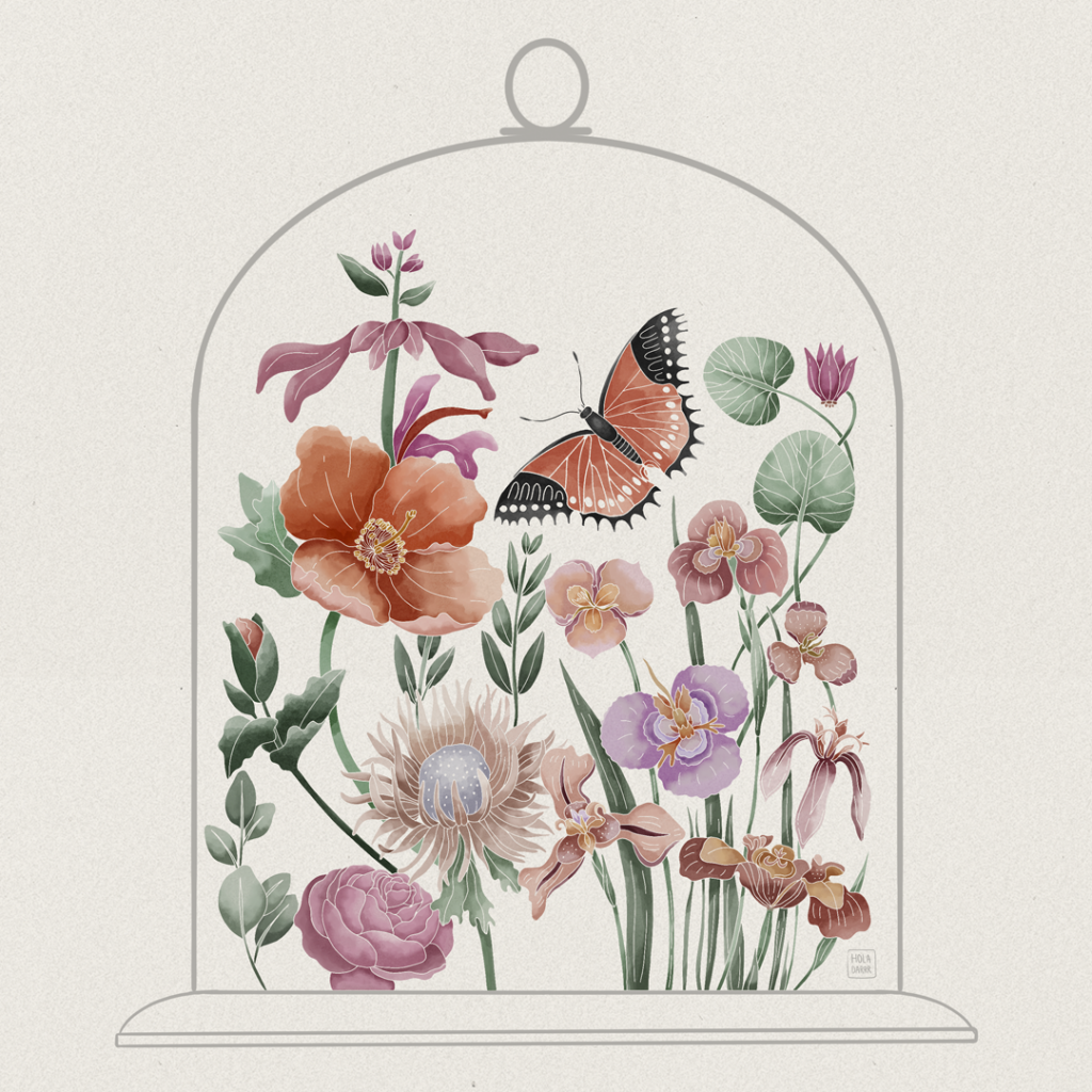 Fragile world drawing by Darlene Boza | Doodle Addicts