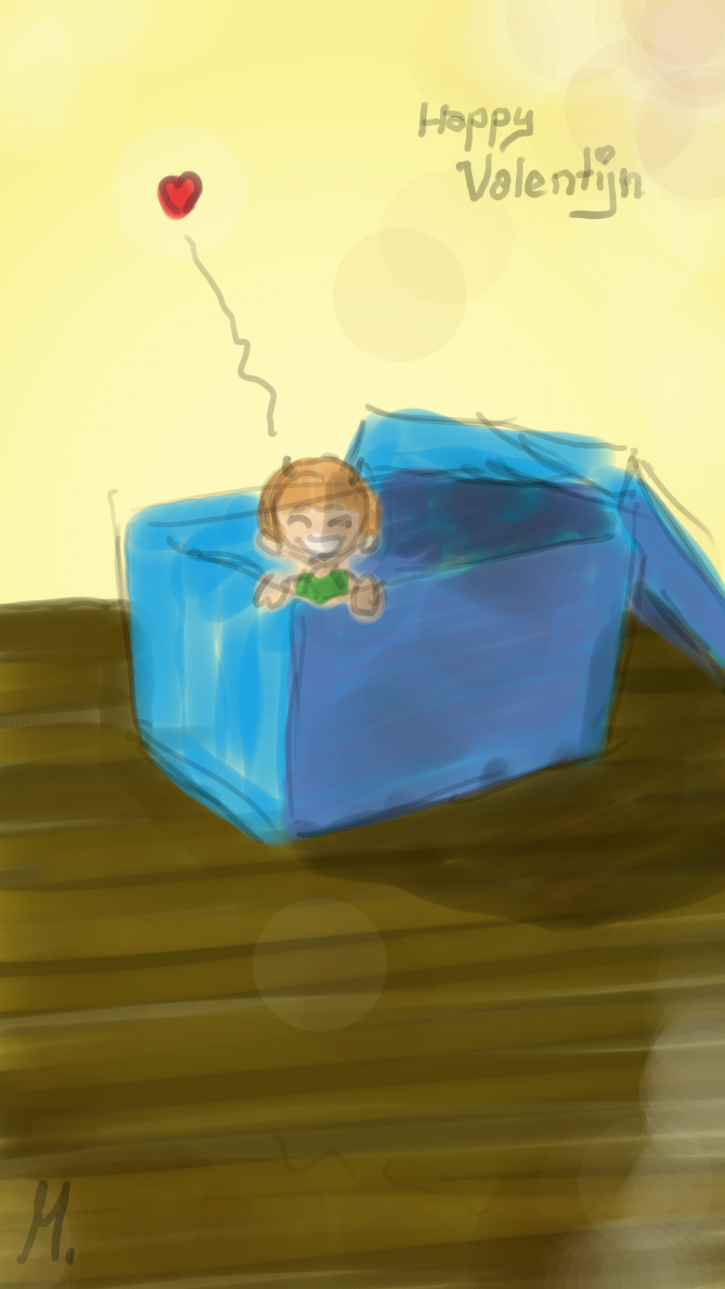 Happy Valentijn. drawing by Marian D | Doodle Addicts