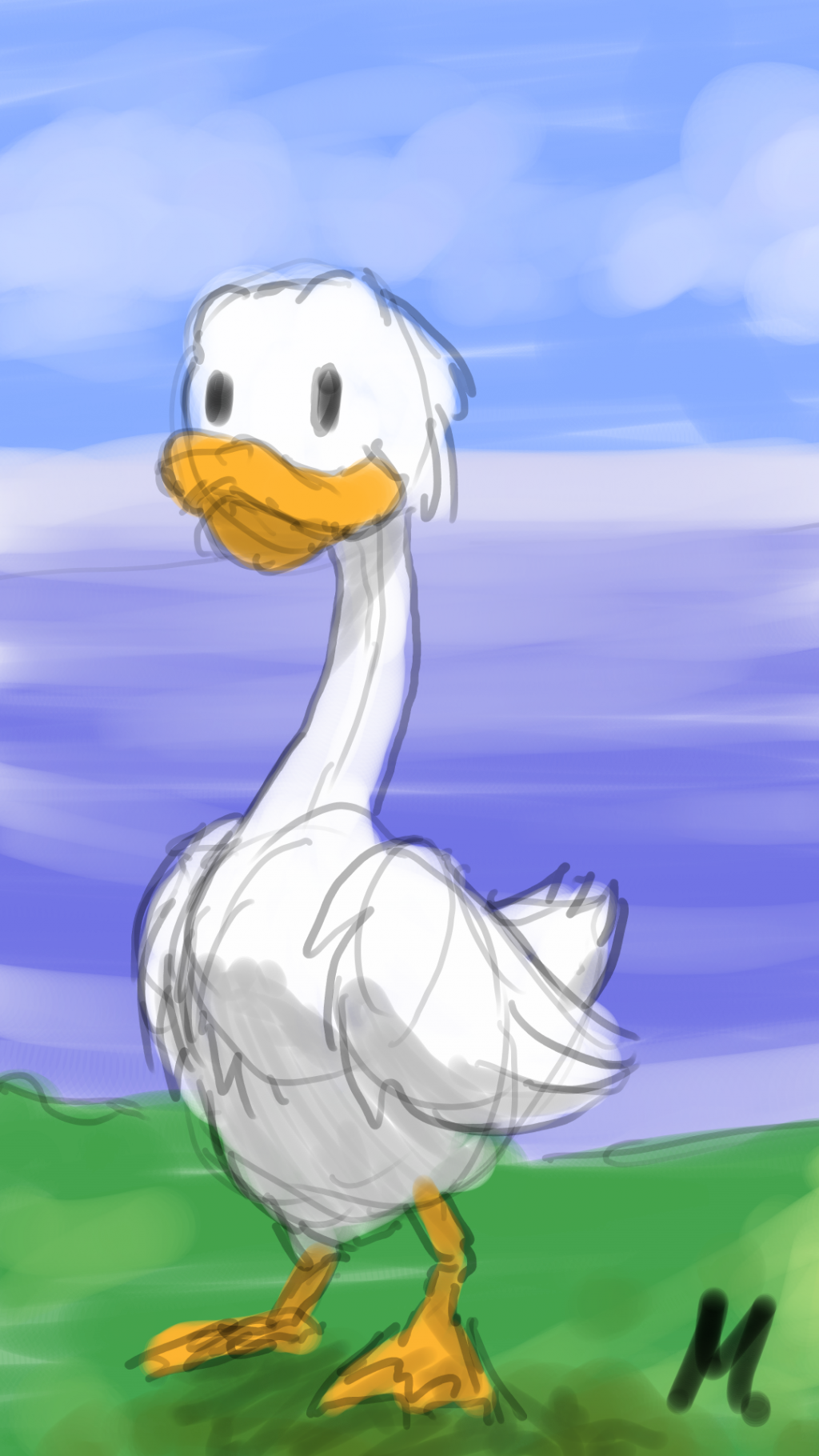 Ducky drawing by Marian D | Doodle Addicts