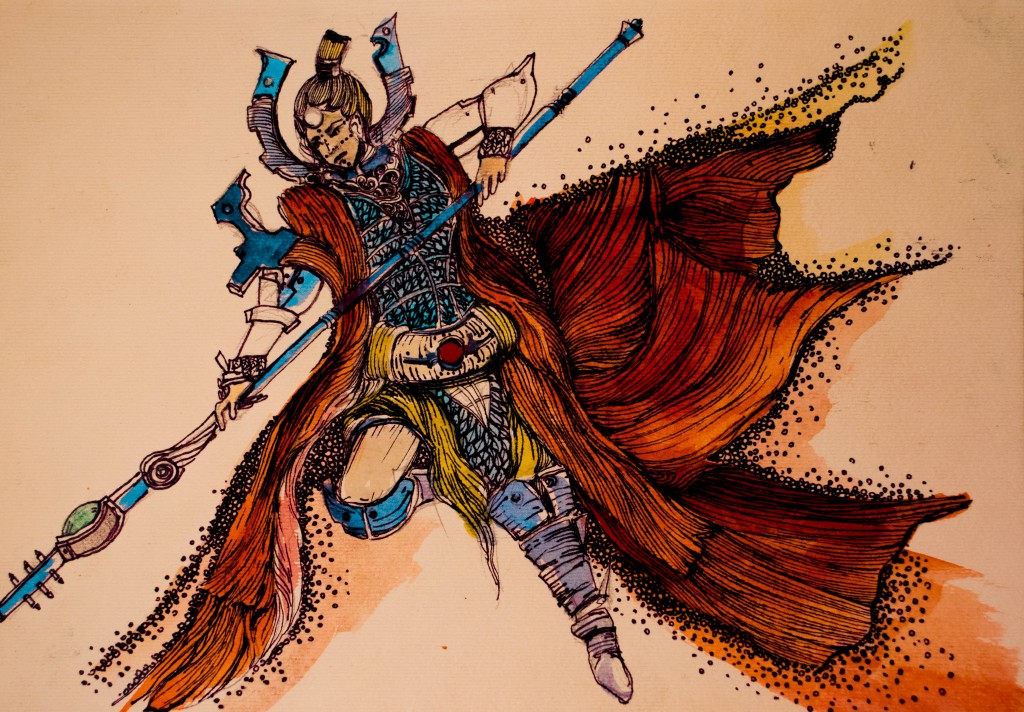 Macha drawing by Anna Deligianni | Doodle Addicts