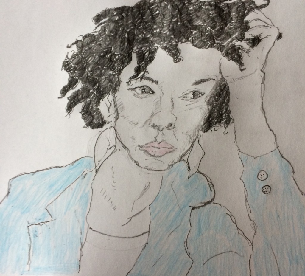 Pondering drawing by Scott Ries | Doodle Addicts