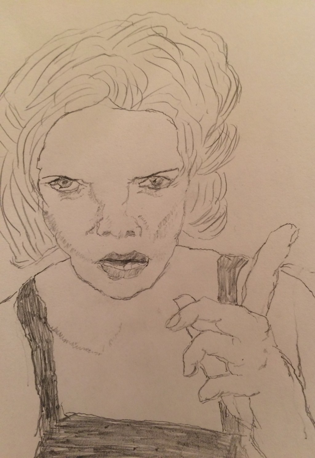 Disapproval drawing by Scott Ries | Doodle Addicts