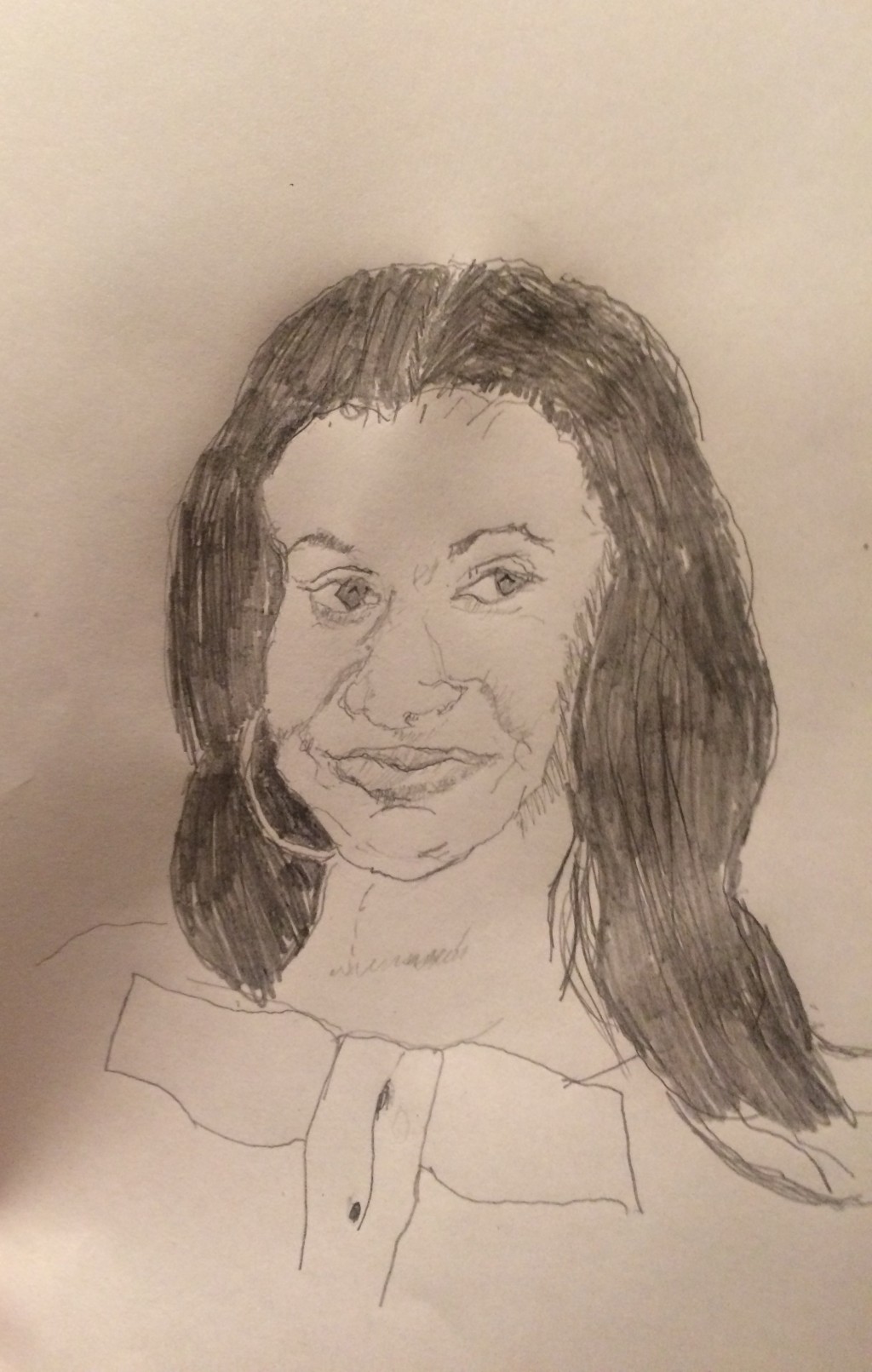 Jackie A. drawing by Scott Ries | Doodle Addicts