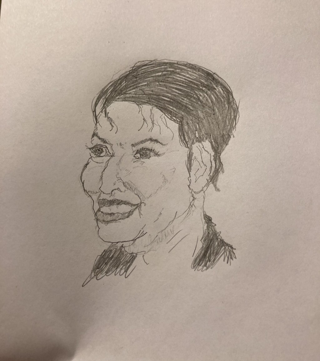 Lynn T. drawing by Scott Ries | Doodle Addicts