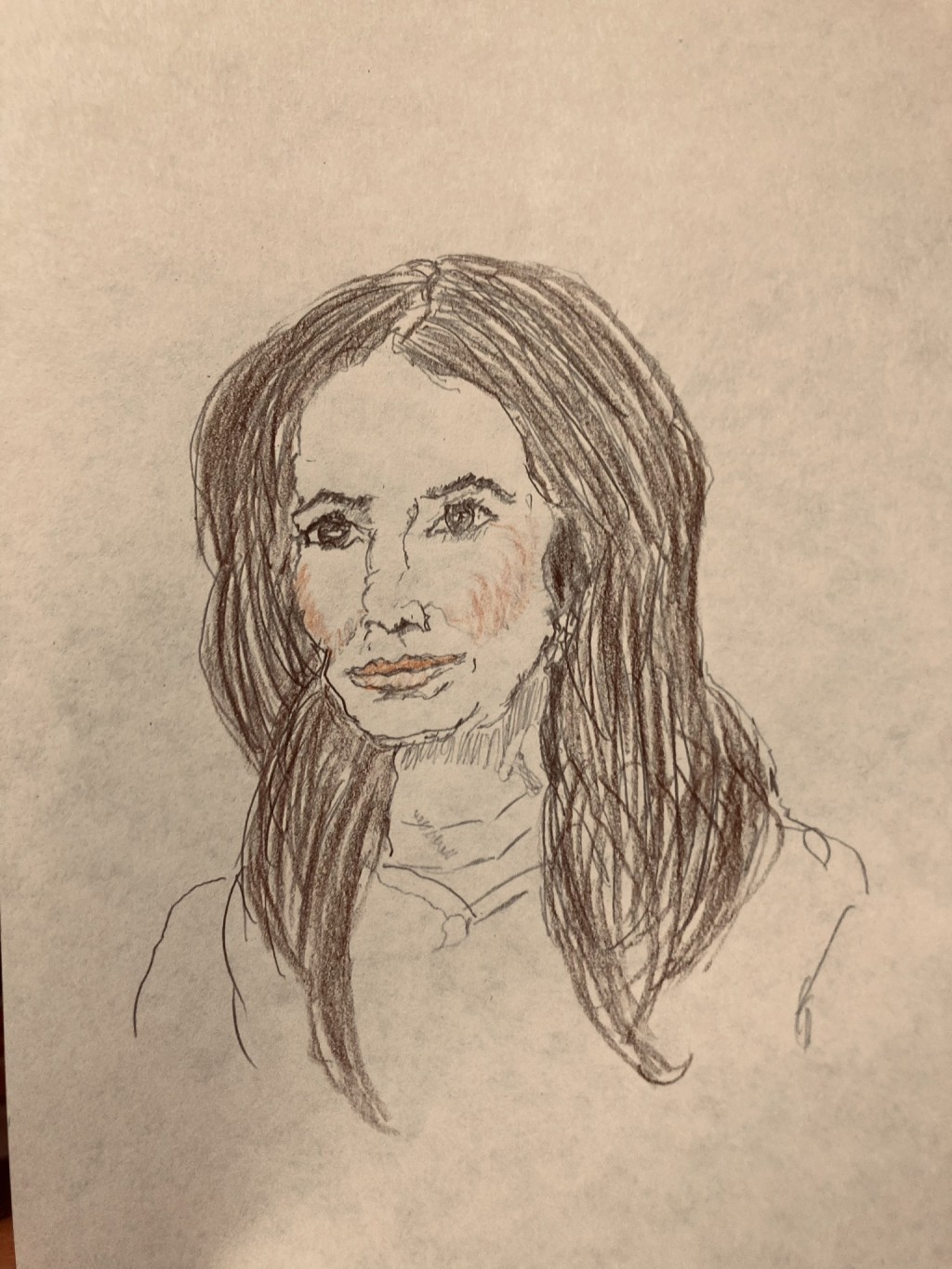 Julie B. drawing by Scott Ries | Doodle Addicts