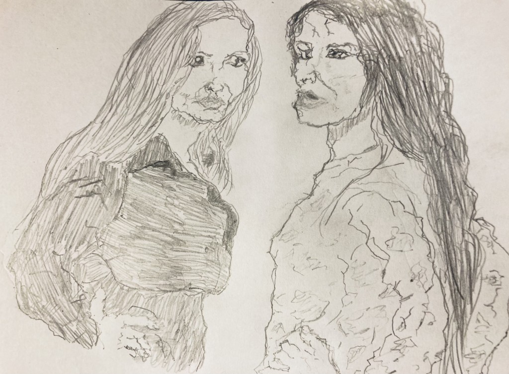 “Rivals” drawing by Scott Ries | Doodle Addicts