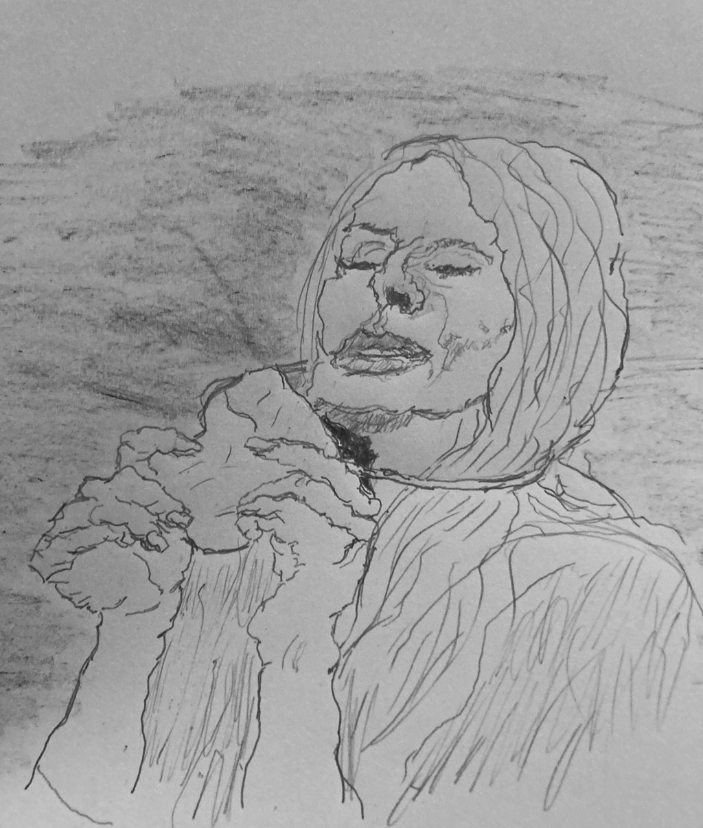 Suffocating drawing by Scott Ries | Doodle Addicts