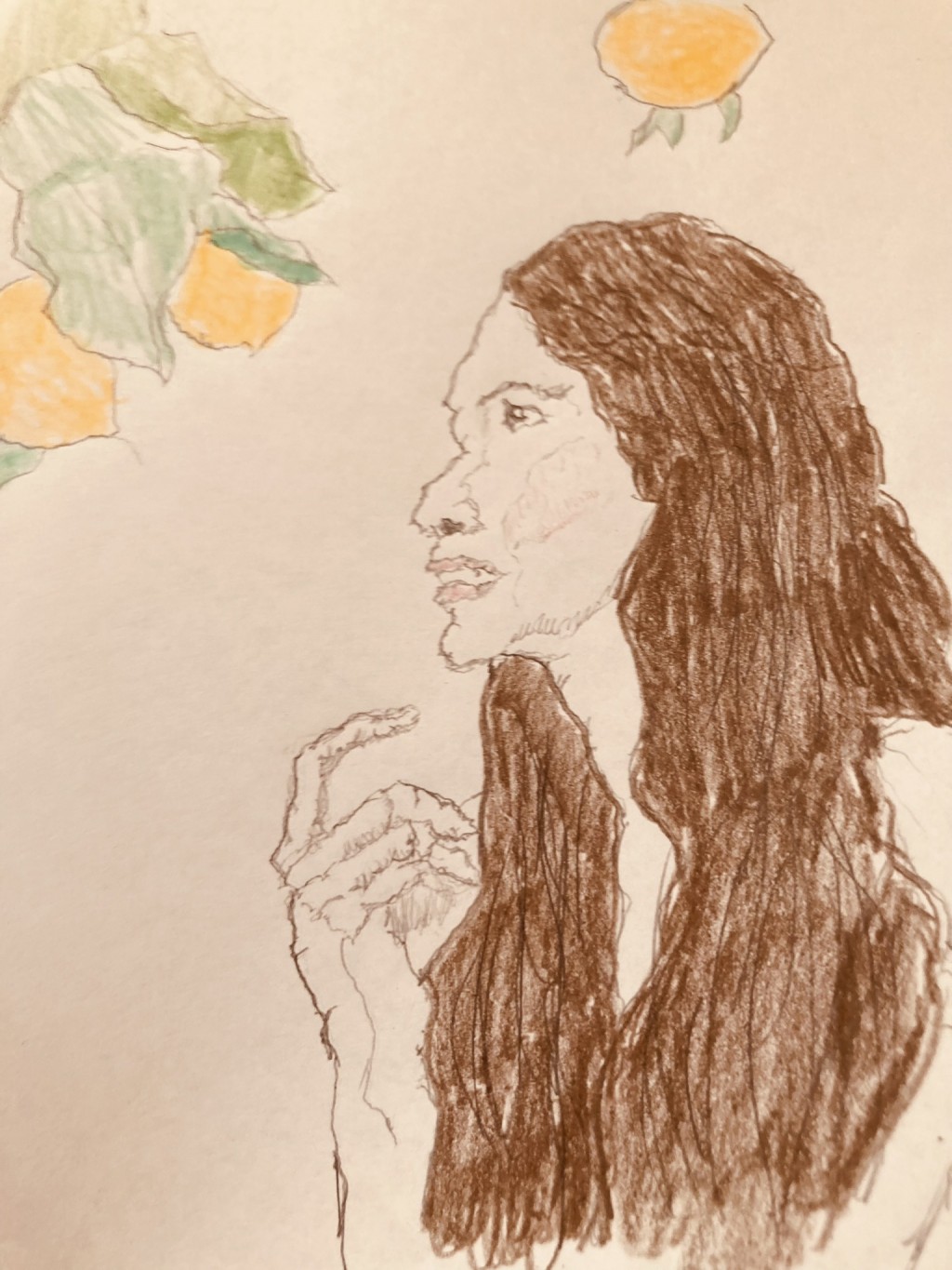 Temptation drawing by Scott Ries | Doodle Addicts