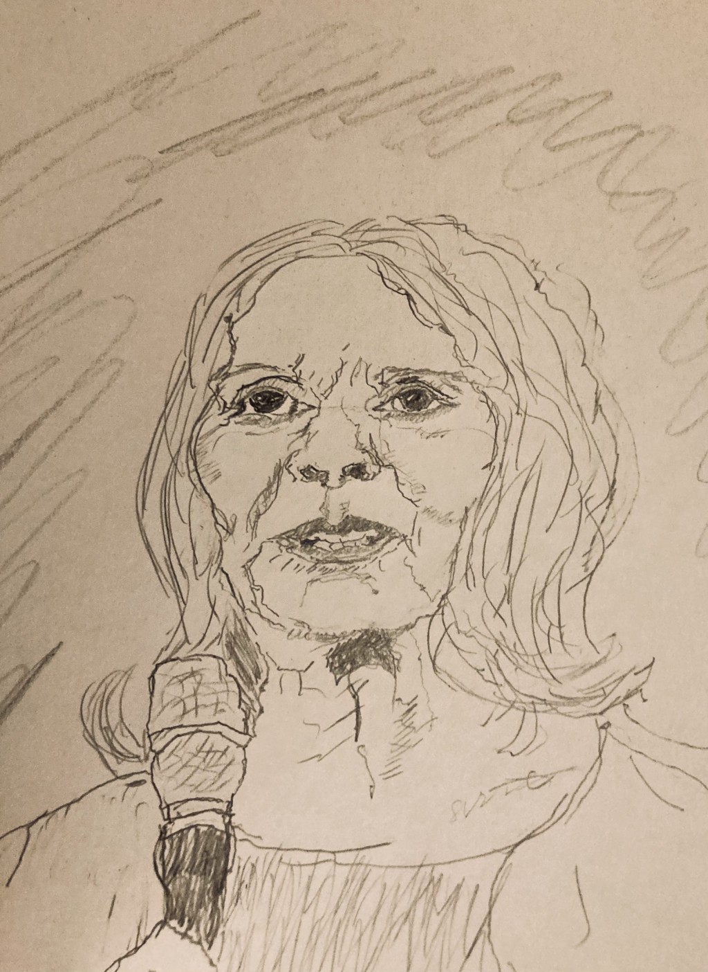 Making a Plea drawing by Scott Ries | Doodle Addicts