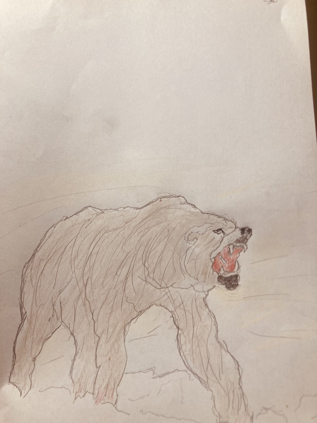 Fierce Loneliness drawing by Scott Ries | Doodle Addicts