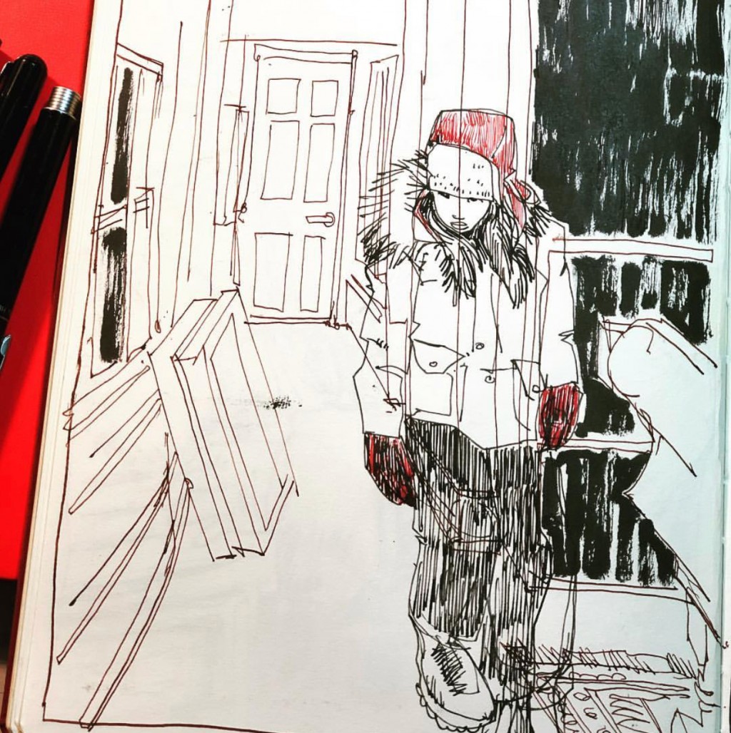 Sketchbook Fountain Pen Drawings drawing by David Terrill | Doodle Addicts