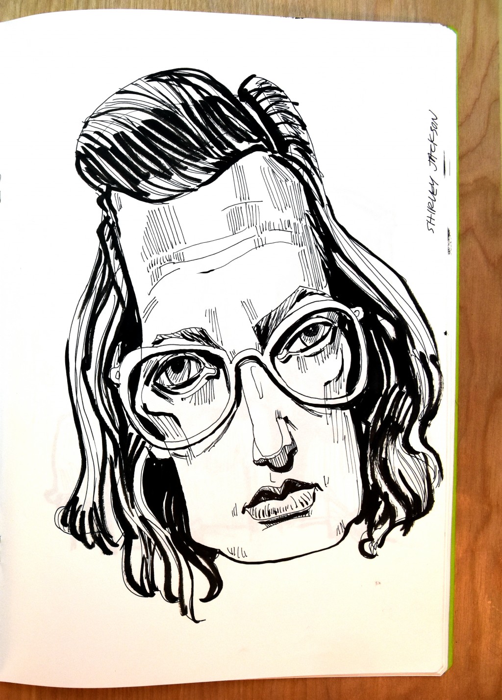 Portrait of the artist drawing by David Terrill | Doodle Addicts
