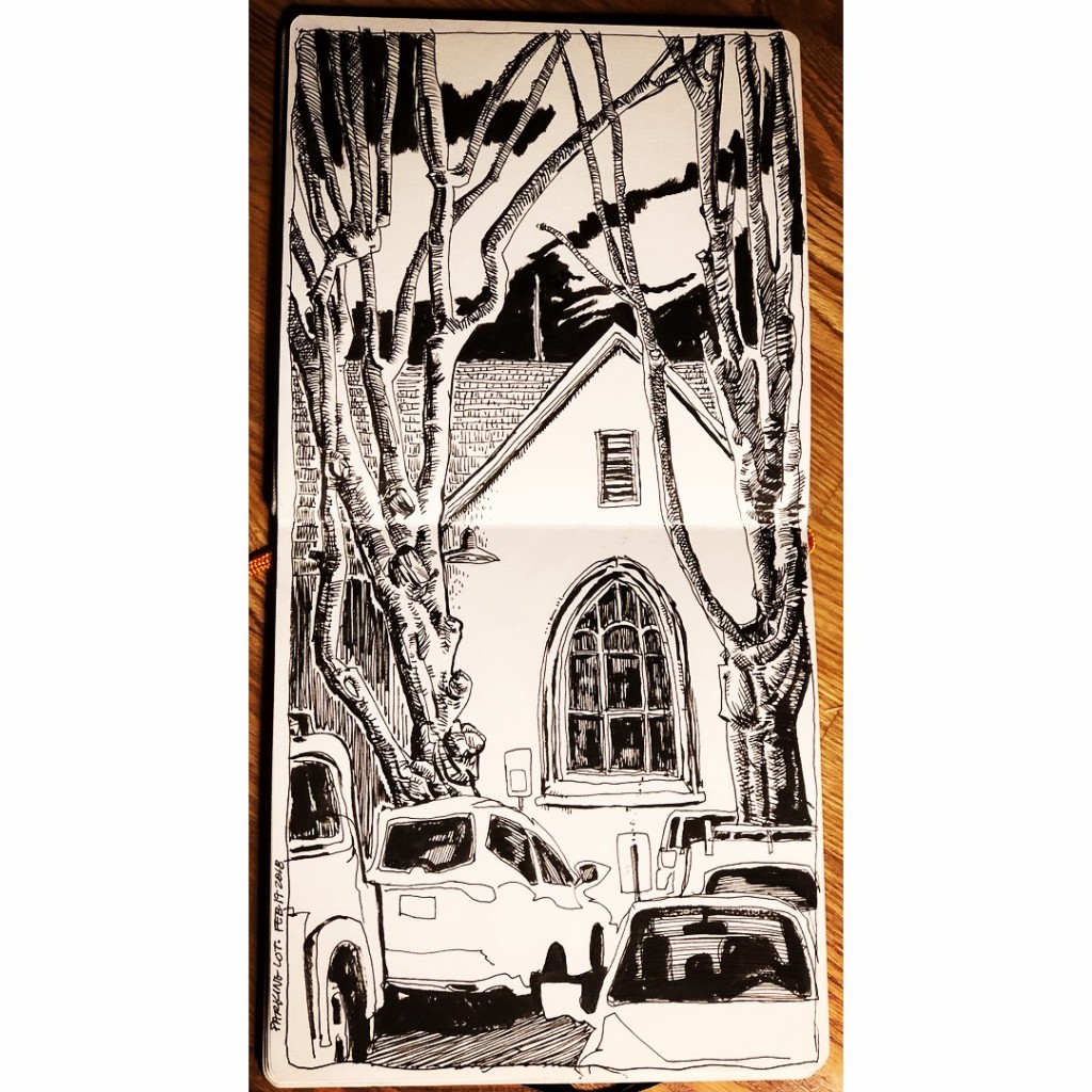 Trees drawing by David Terrill | Doodle Addicts