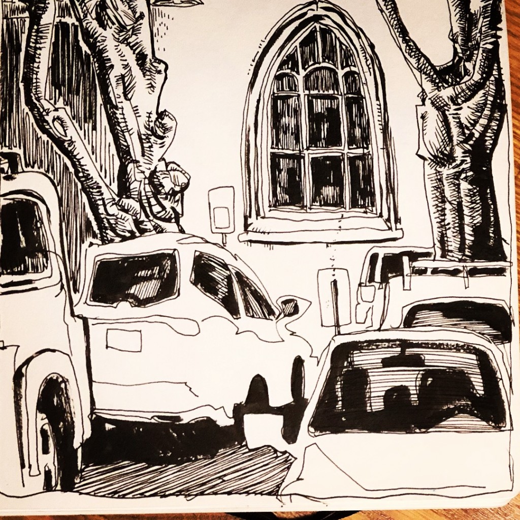 Trees drawing by David Terrill | Doodle Addicts