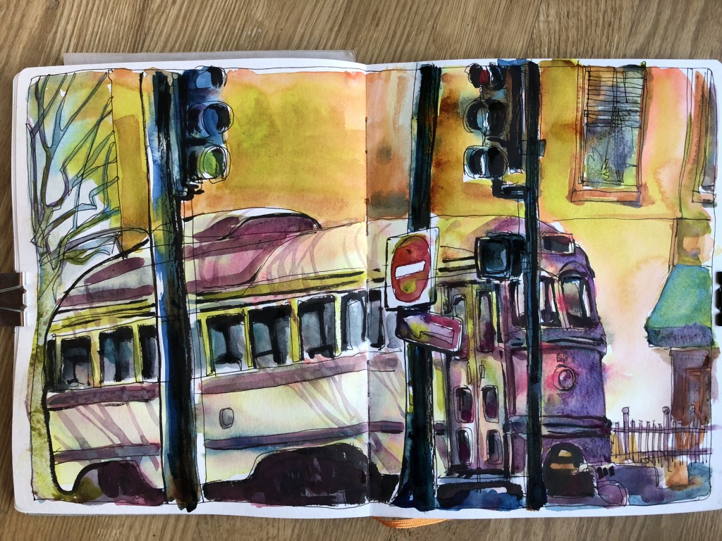 Cultural Safari Skaetchbook drawing by David Terrill | Doodle Addicts