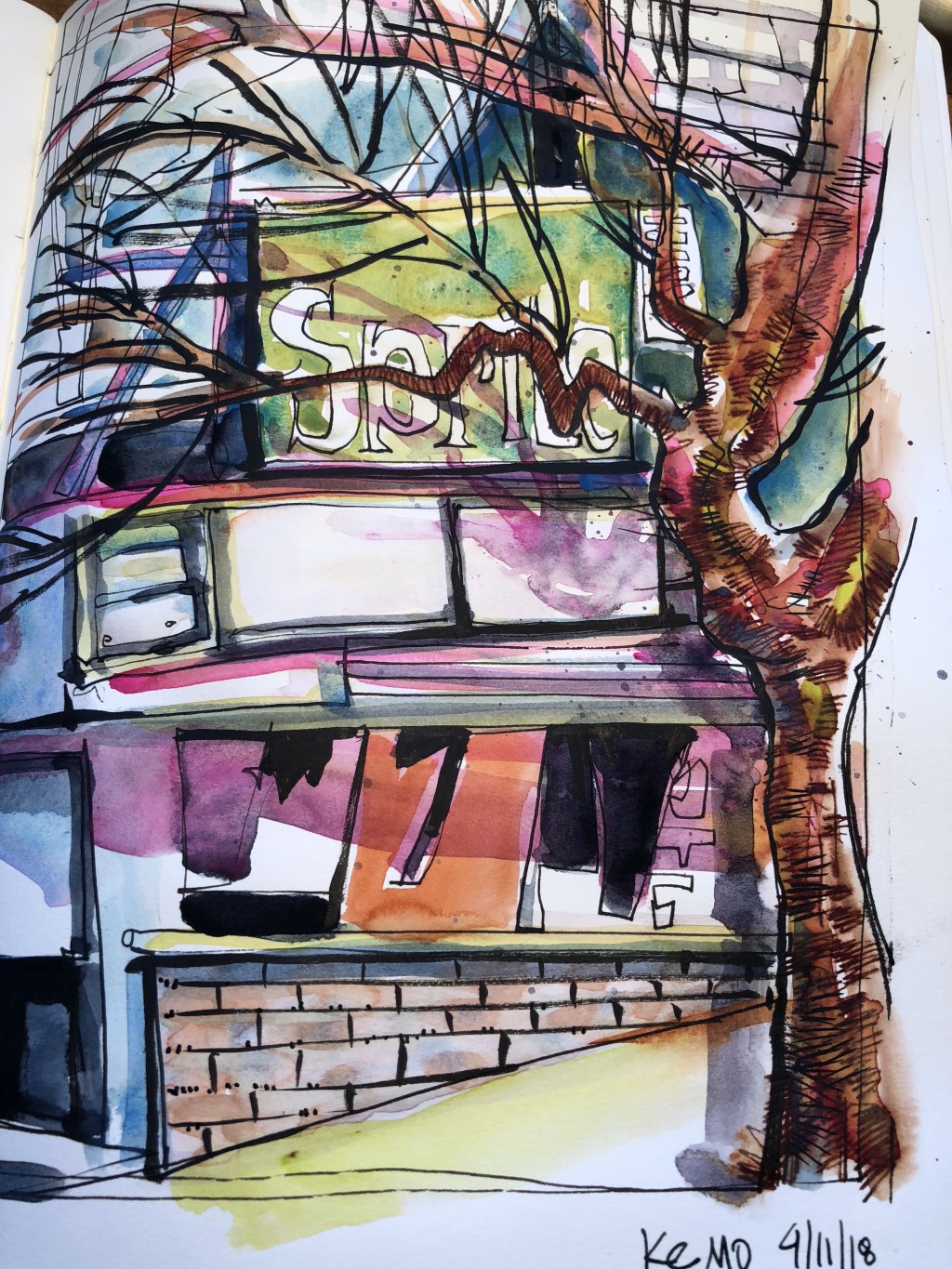 Abandoned drawing by David Terrill | Doodle Addicts