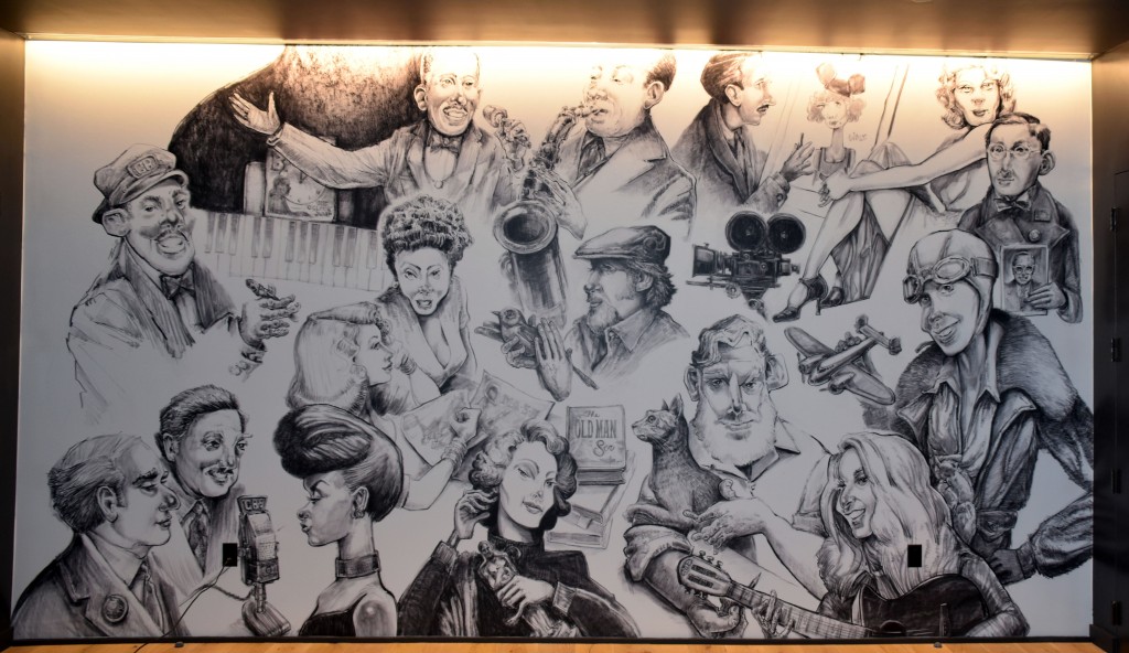 From sketchbook to mural drawing by David Terrill | Doodle Addicts