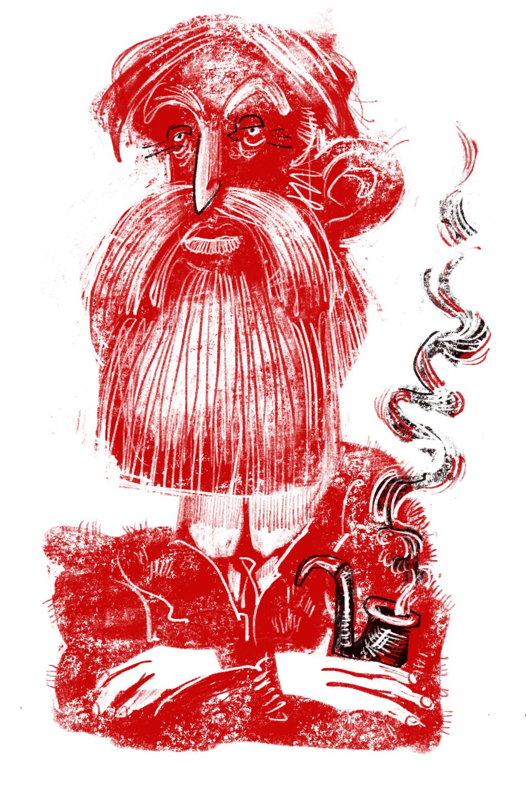 Experimenting with Procreate on the iPad drawing by David Terrill ...