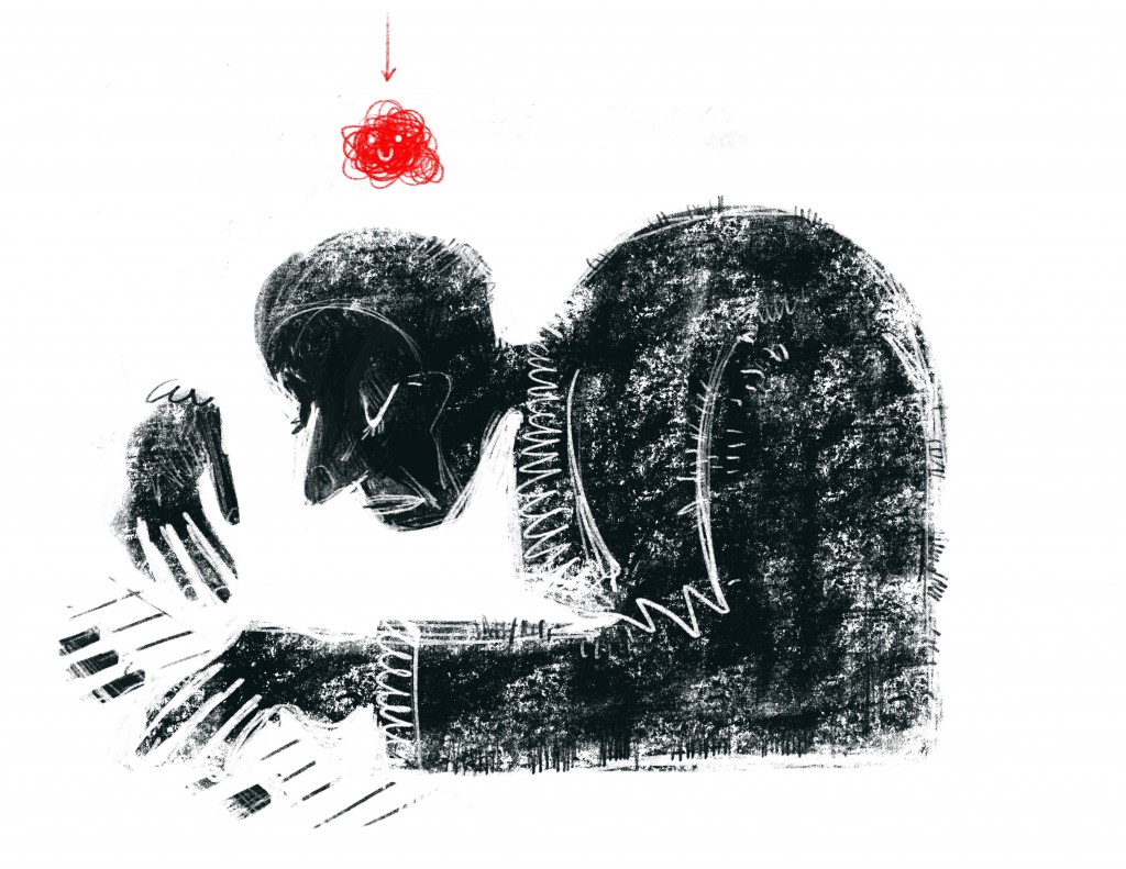 Experimenting with Procreate on the iPad drawing by David Terrill ...