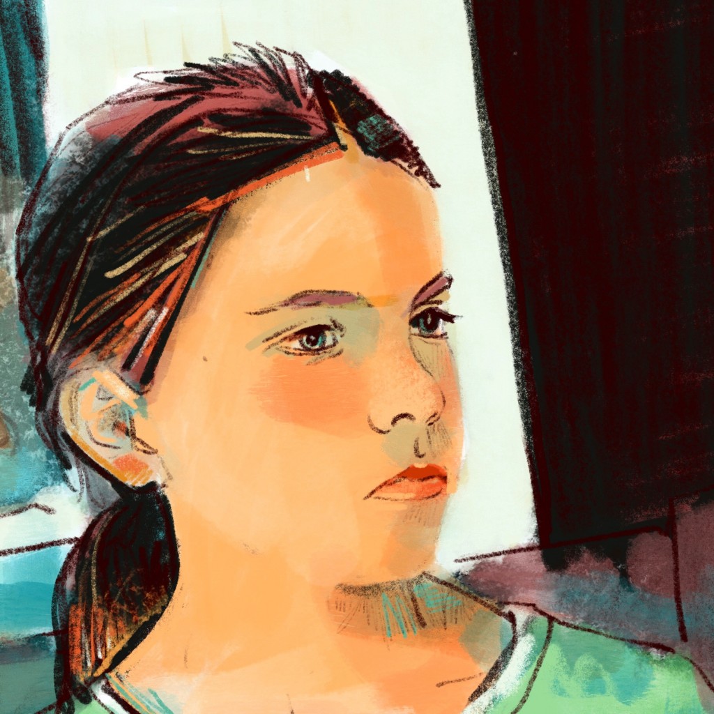 Sketchbook Portrait drawing by David Terrill | Doodle Addicts