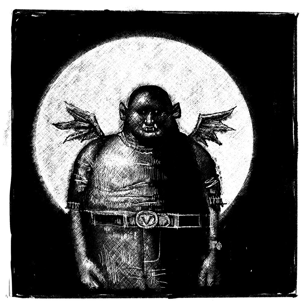 Inktober with Adobe Fresco drawing by David Terrill | Doodle Addicts