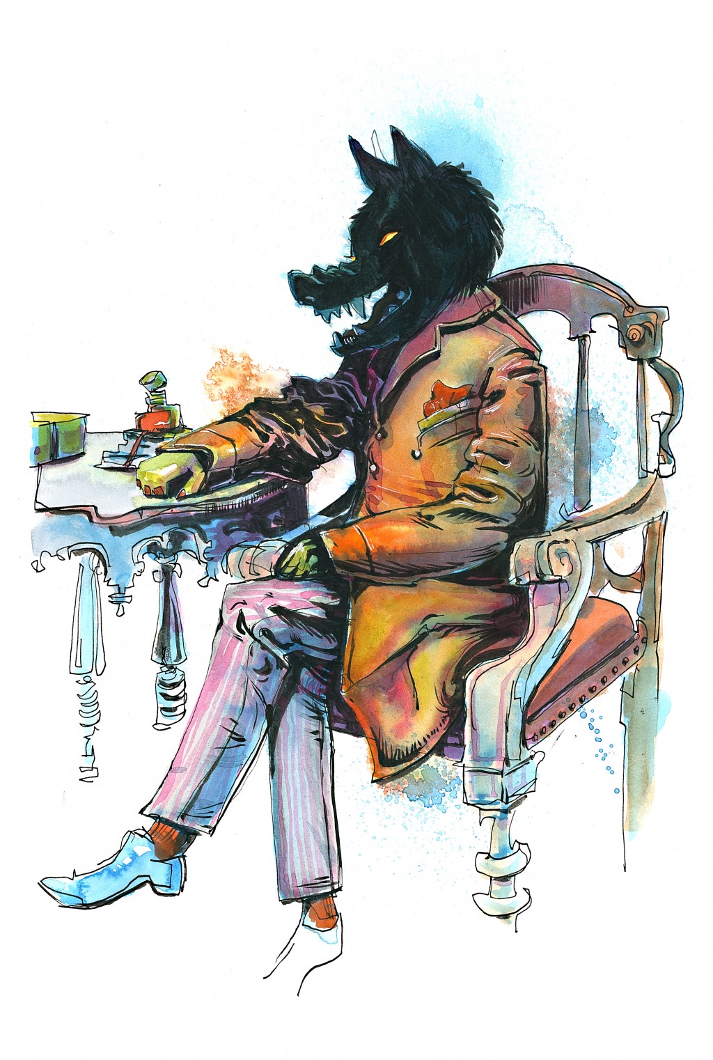 Civilized drawing by David Terrill | Doodle Addicts