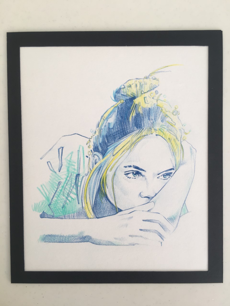 Contemplate drawing by Martin Varennes-Cooke | Doodle Addicts