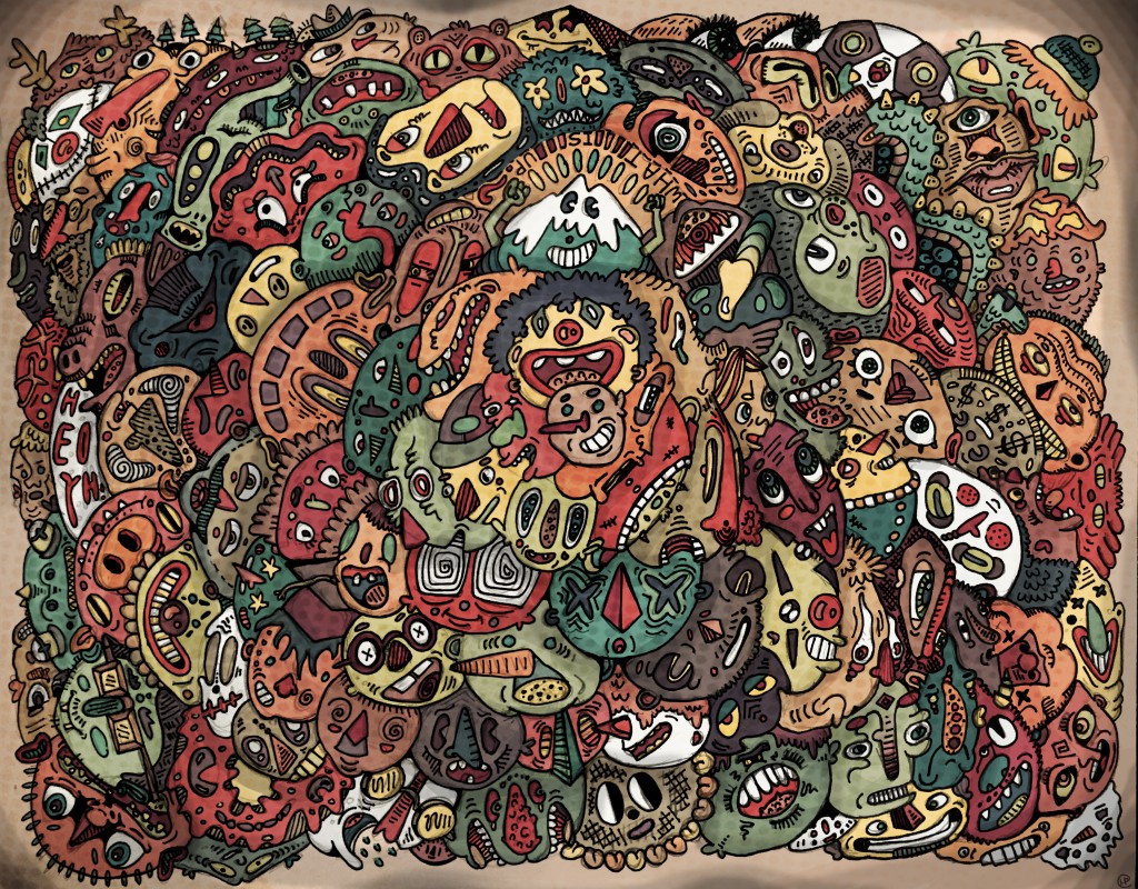 Vintage Doodle drawing by Hayley Patterson | Doodle Addicts