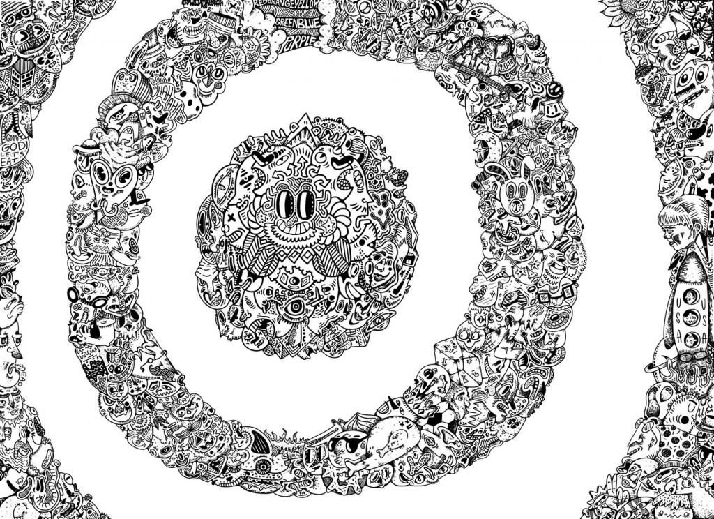 Circles drawing by Hayley Patterson | Doodle Addicts