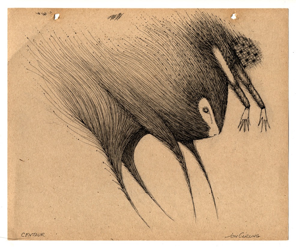 centaur drawing by Jon Carling | Doodle Addicts