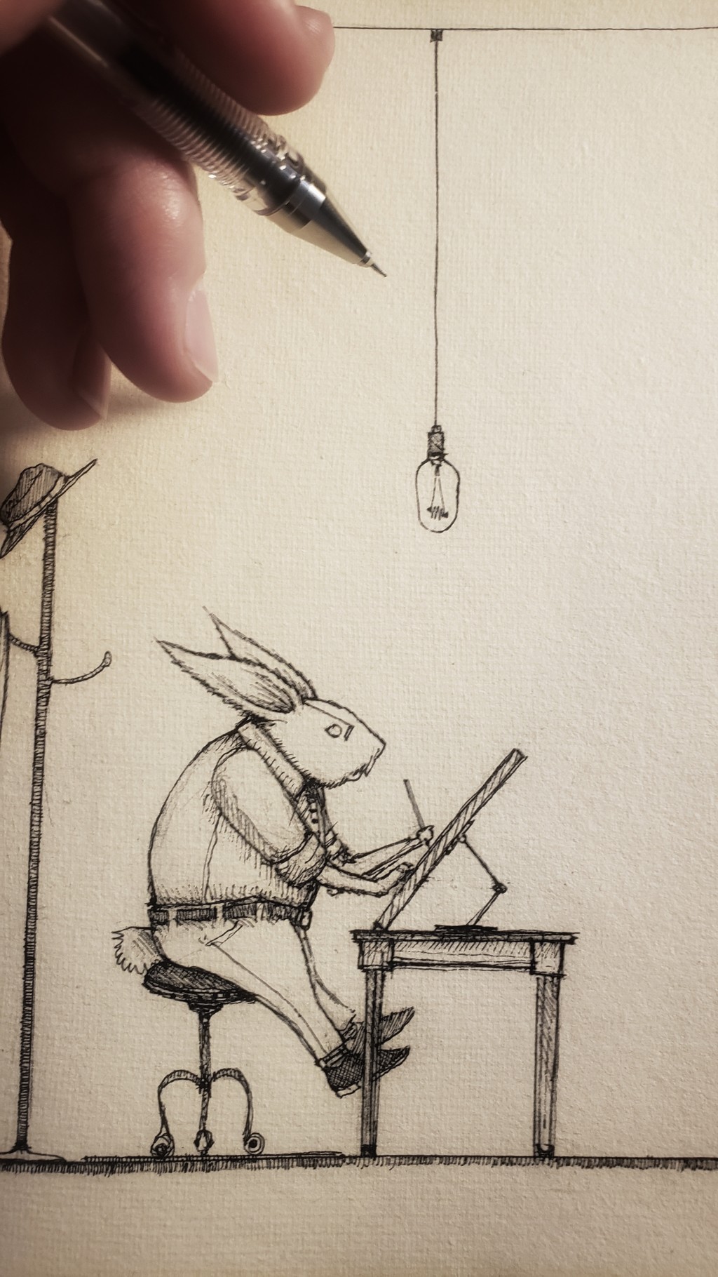 a paradox? drawing by Jon Carling | Doodle Addicts