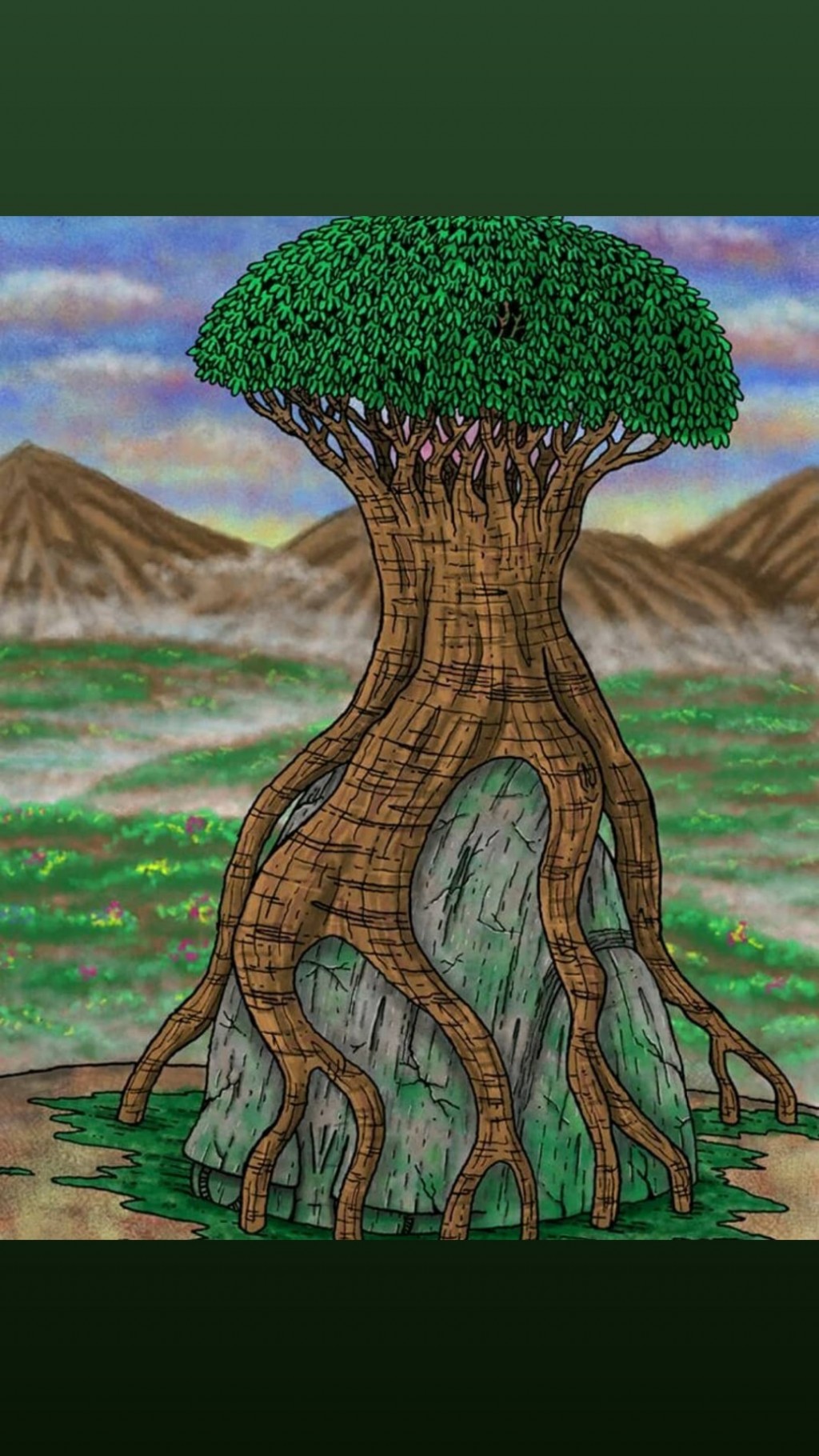 Peace Tree Of Life Drawing