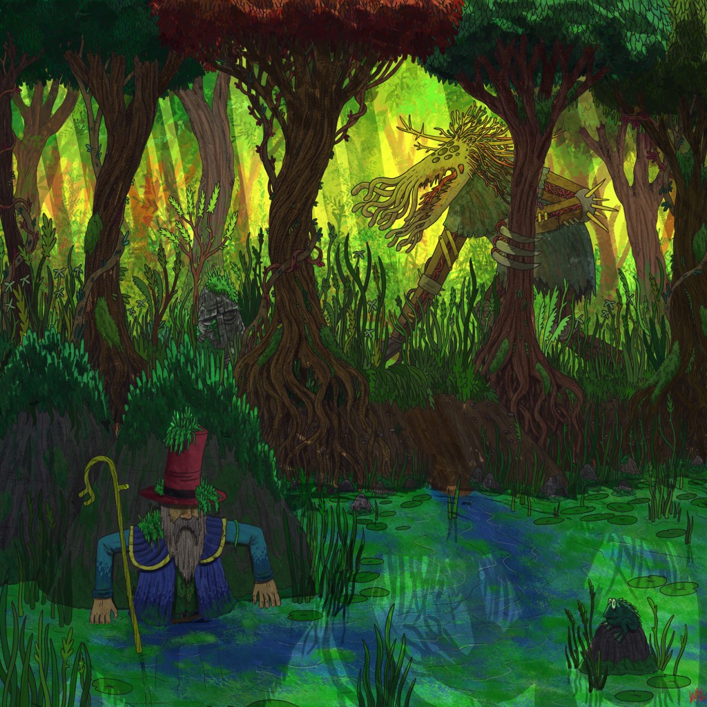 Hiding drawing by Kevin Loftus | Doodle Addicts