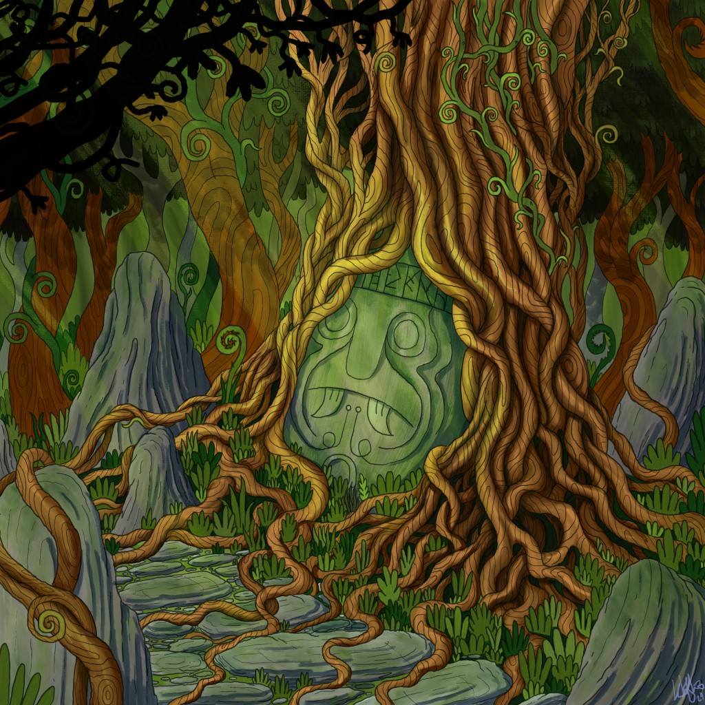 The Luscious locks of Mildred drawing by Kevin Loftus | Doodle Addicts