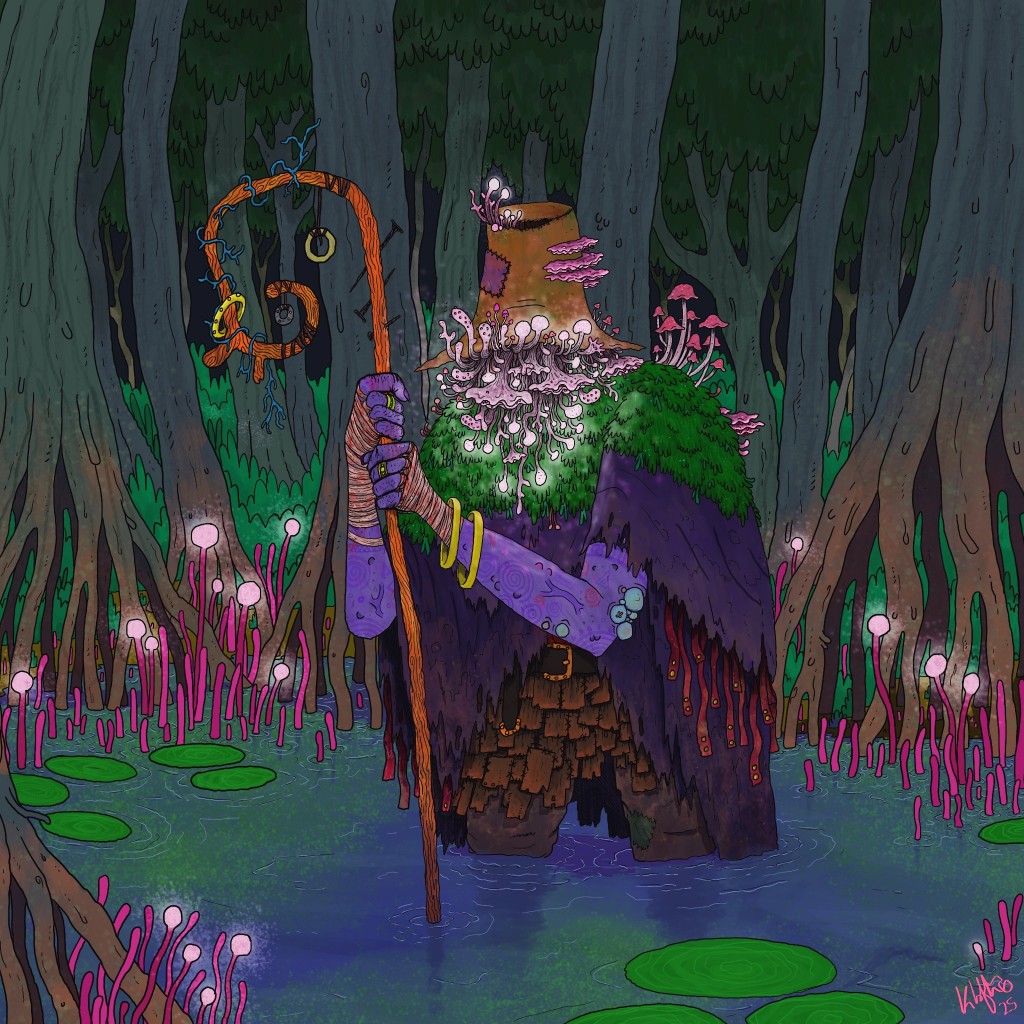 Keith the swamp guide. drawing by Kevin Loftus | Doodle Addicts